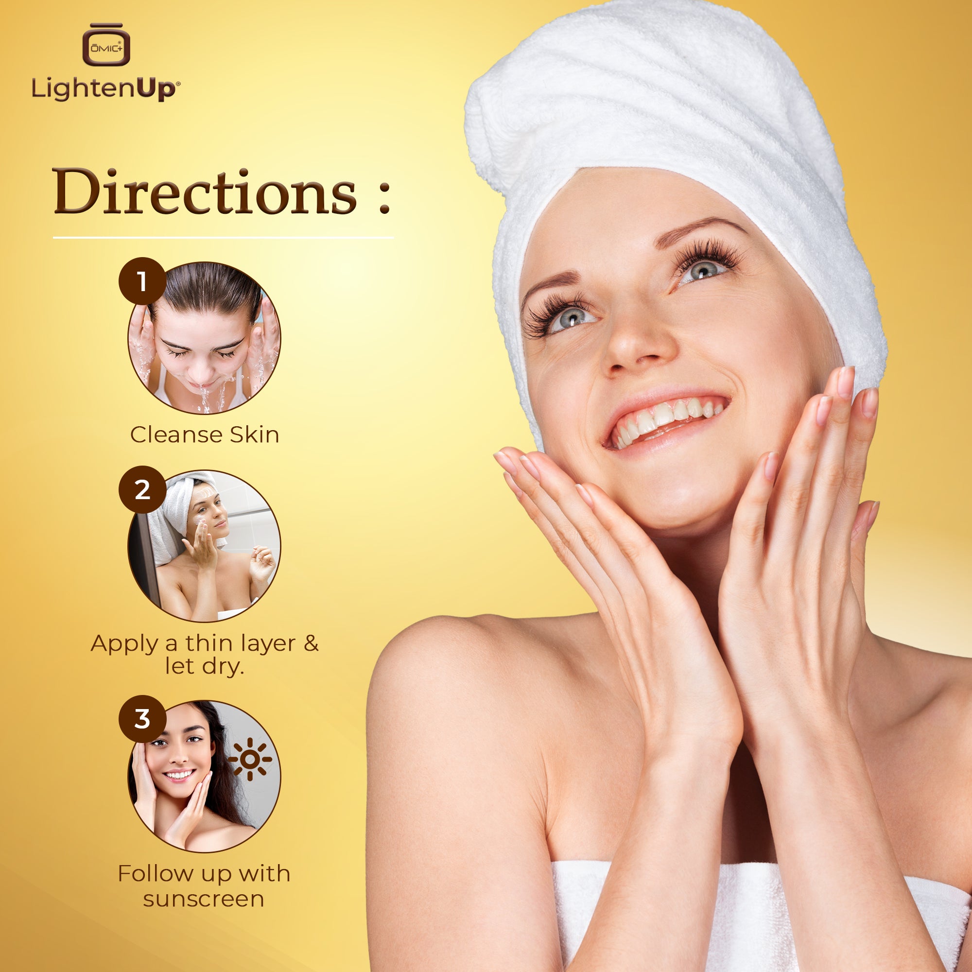 Omic LightenUp PLUS Lightening Body Lotion | Mitchell Brands